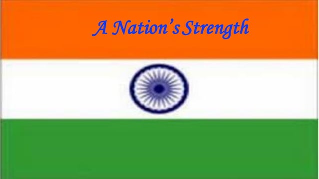 A nation's strength | PPT