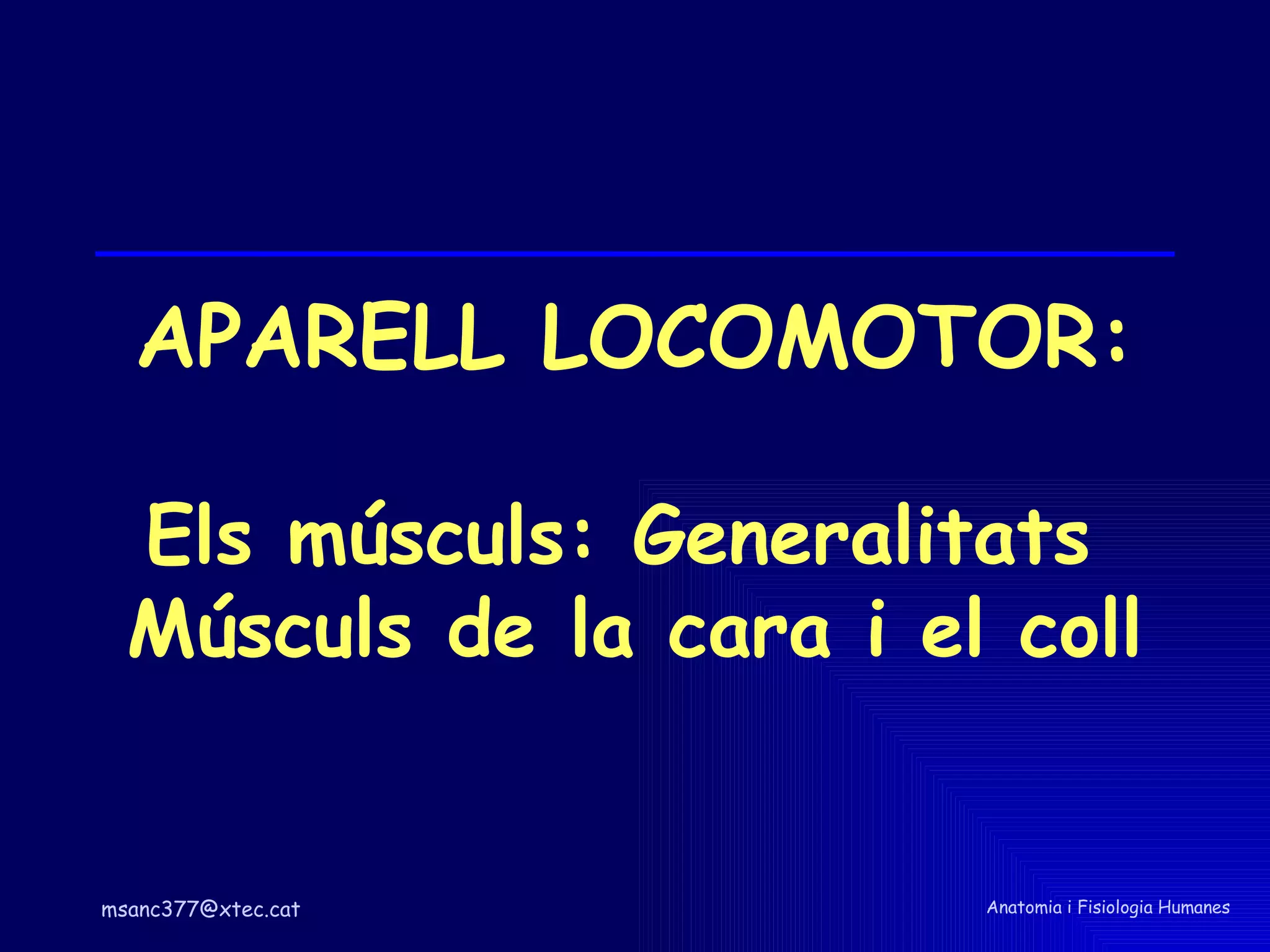 Aparell locomotor - Músculs de la cara i el cap | PPT