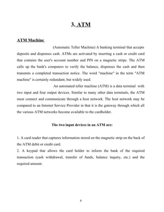 An atm with an eye | DOC | Credit Cards | Personal Debt