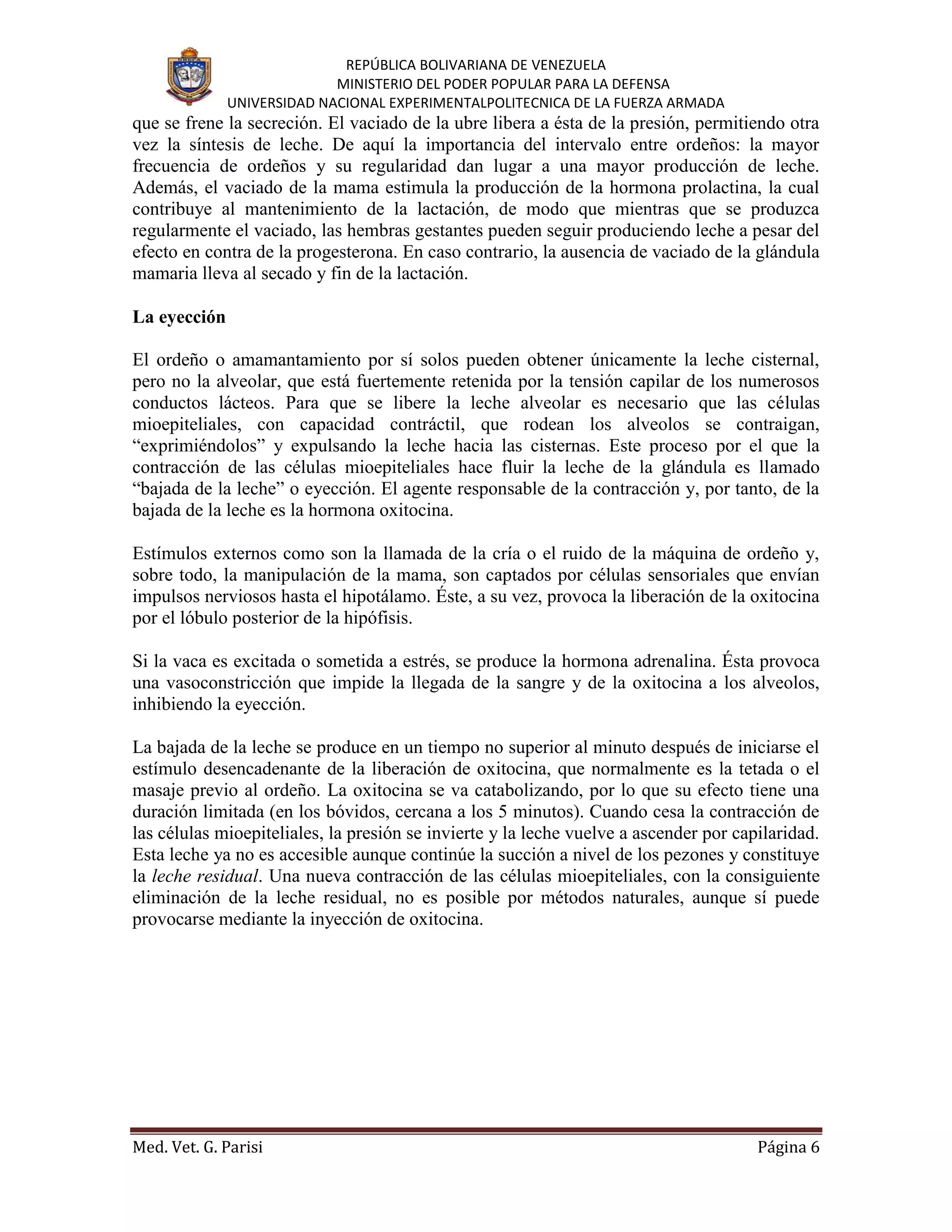 Anatomía de la ubre | PDF