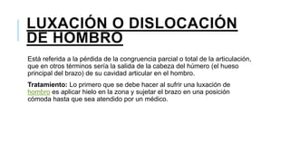 Anatomía del hombro y lesiones del hombro UACA_San Ramon | PPTX