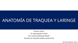 ANATOMÍA DE TRAQUEA Y LARINGE, TRAQUEOSTOMIA.pptx