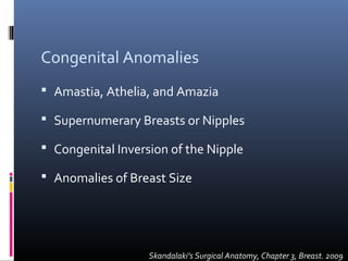 Anatomía mamaria | PPT