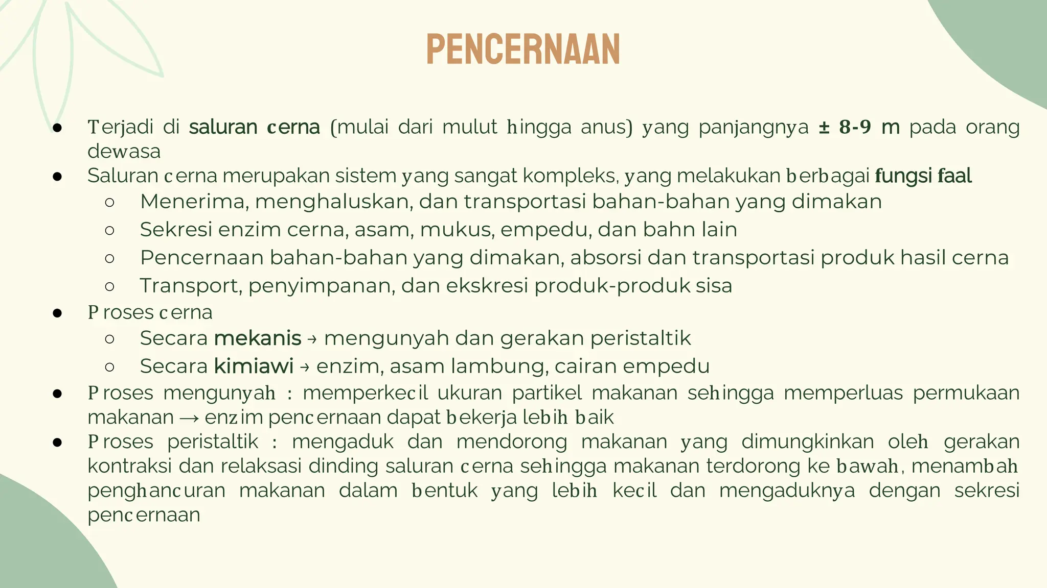 PENYERAPAN ZAT GIZI ( Anatomi-Fisiologi ) | PPTX