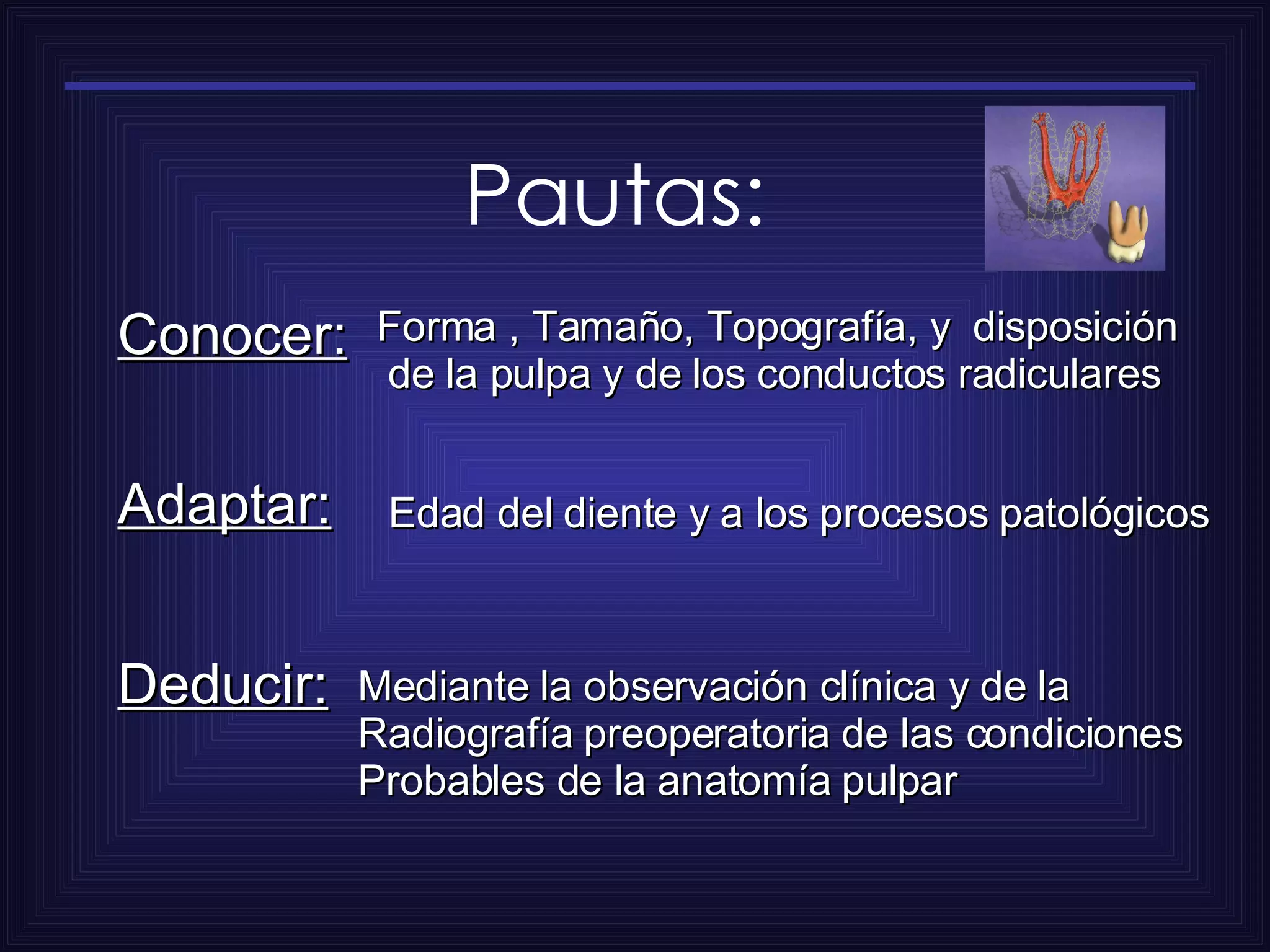 Anatomia De Los Conducto Radiculares F | PPT | Dental Health | Diseases ...