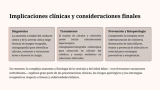 Anatomía, Fisiología y Patología de la Vesícula Biliar y Cálculos ...