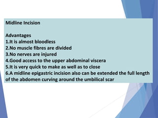 Abdominal incision and abdominal anatomy | PPT
