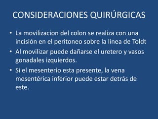 Anatomía de colon | PPTX