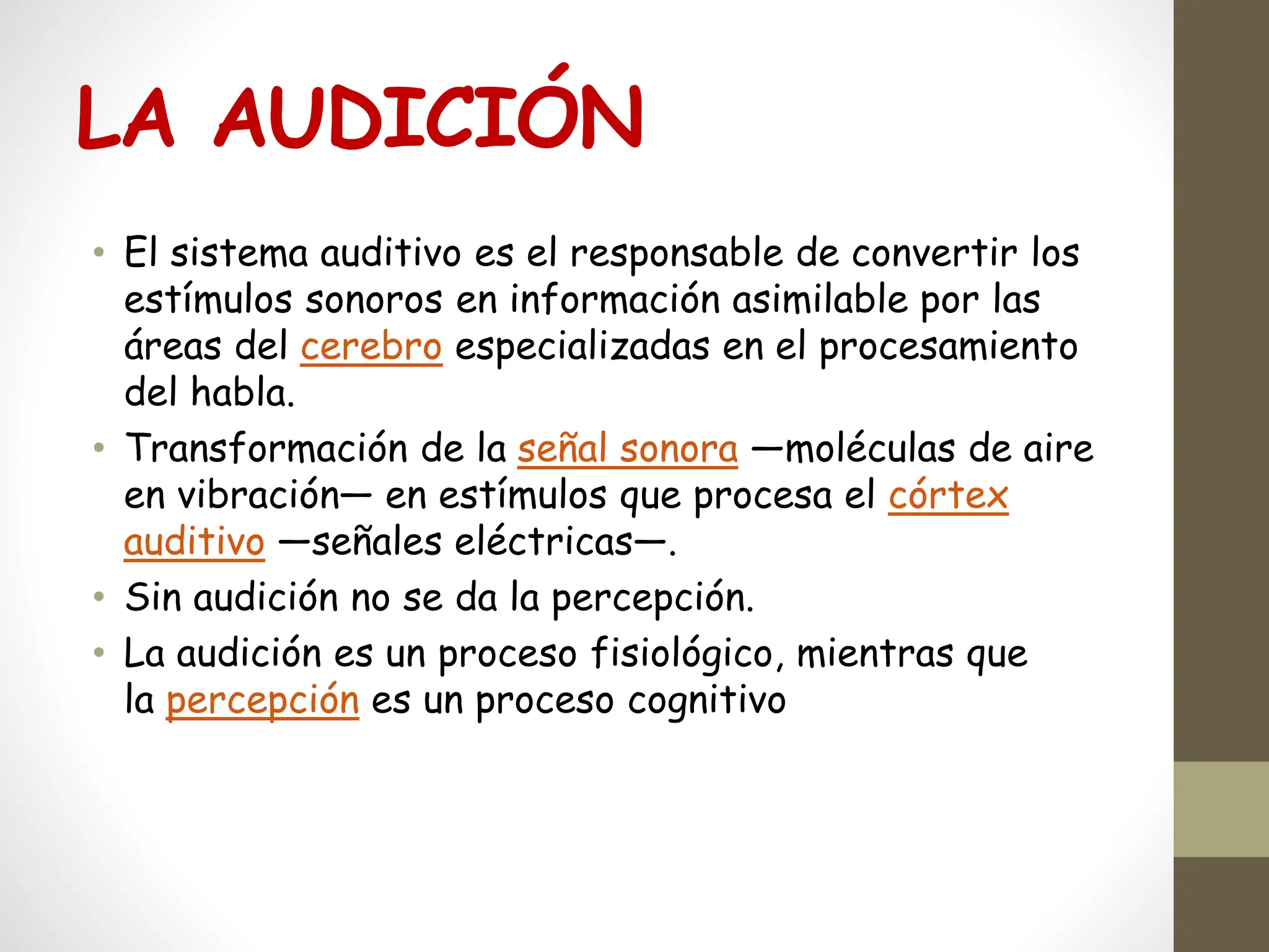 Anatomia de la audicion y características | PPT