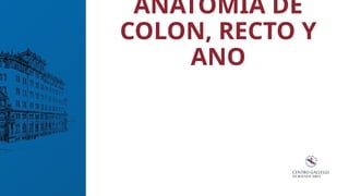 ANATOMIA QUIRURGICA DEL COLON ASCENDENTE, TRANSVERSO Y DESCENDENTE | PPTX