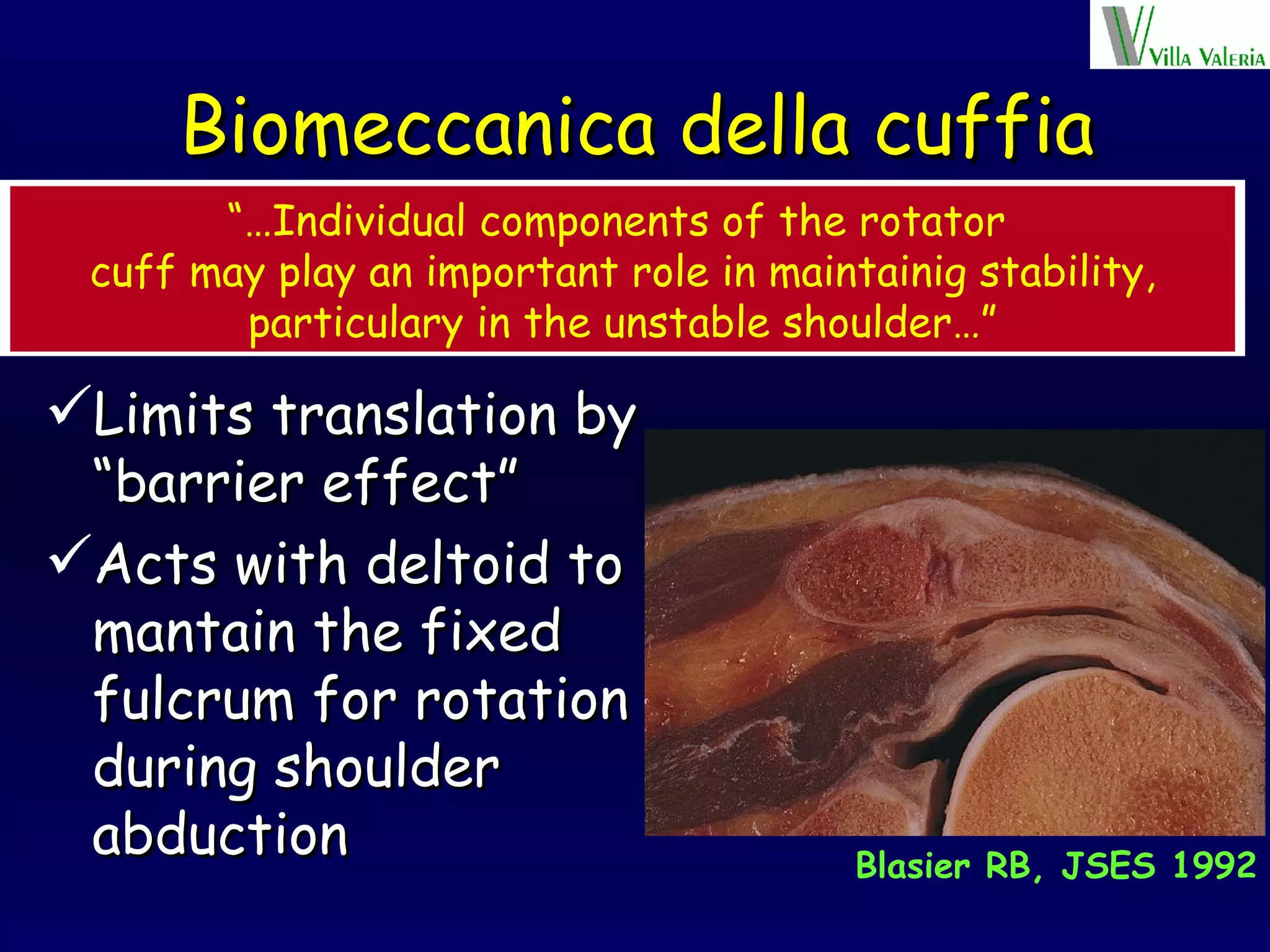 Anatomia e biomeccanica della Spalla | PPT