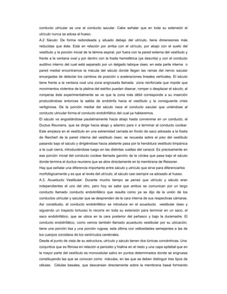 Anatomia e histología del oído | PDF