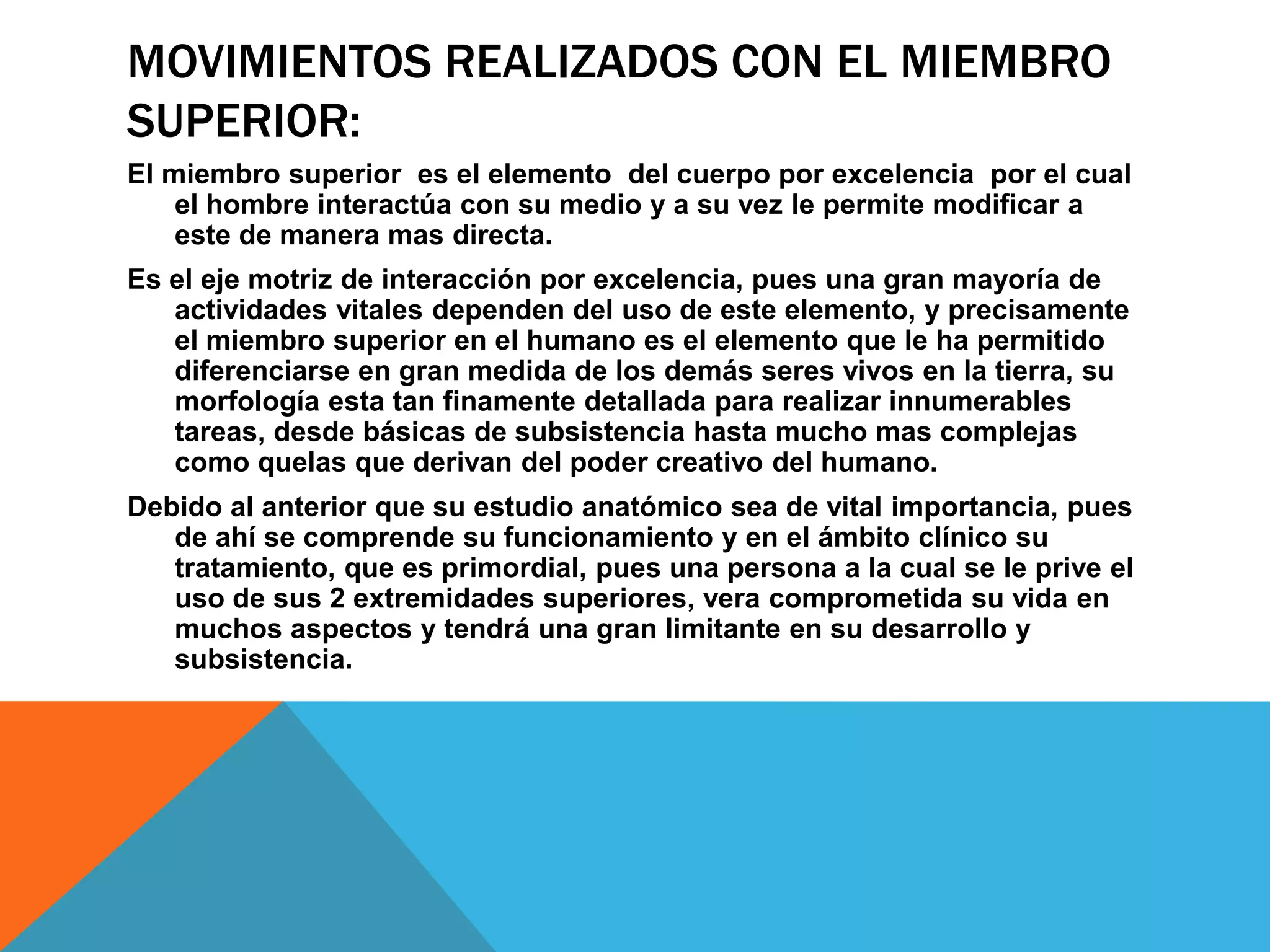 Anatomia extremidad superior e inferior | PPTX