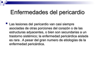 pericarditis completa MEDICINA UAS | PPT