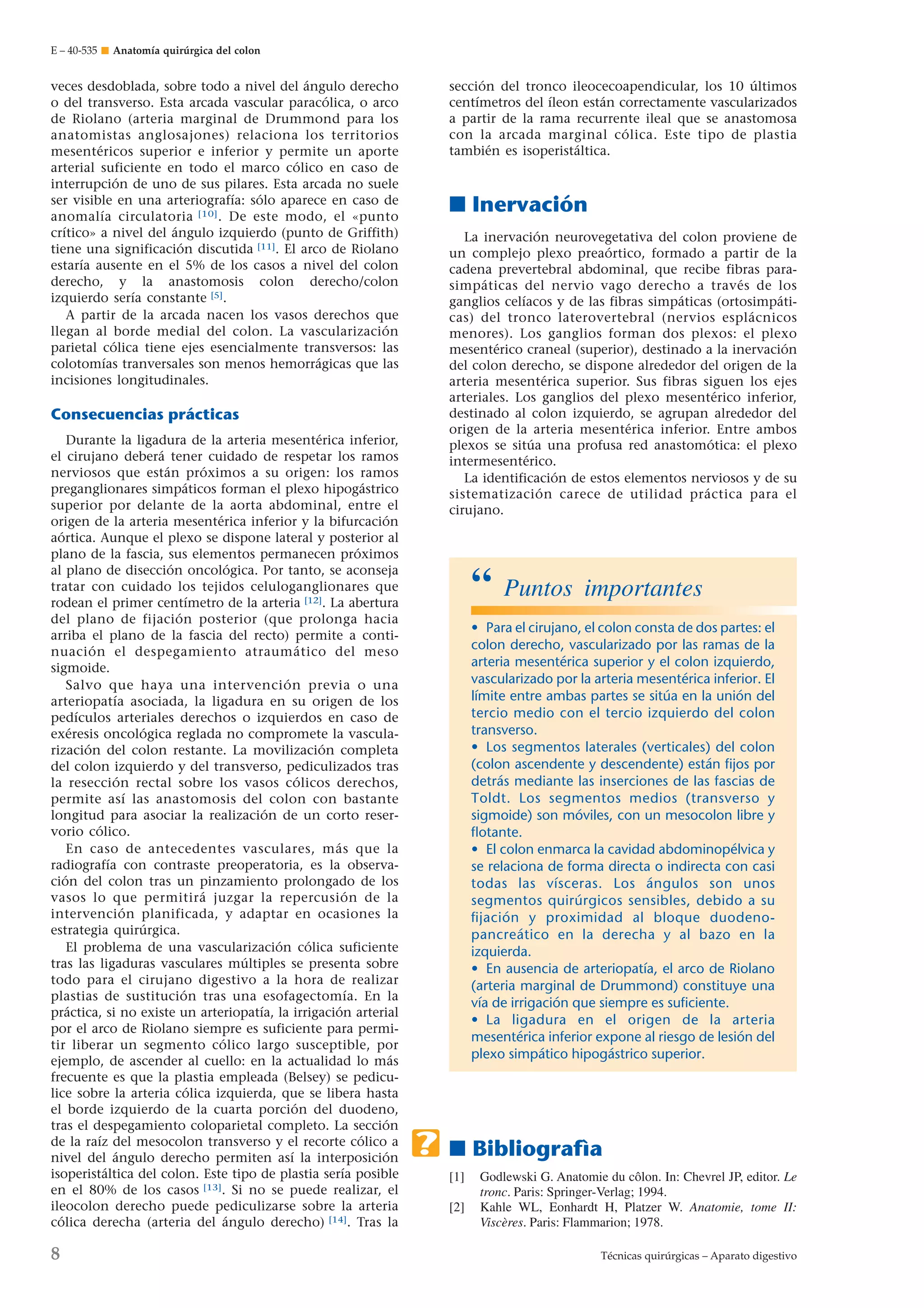 Anatomia quirurgica del colon 2 | PDF