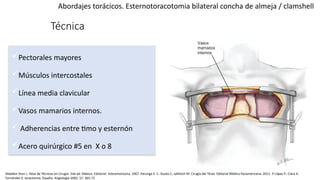 ANATOMIA Quirúrgica DE TÓRAX manejo .pptx