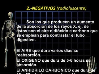 Anatomia radio. ii contrastes | PPTX
