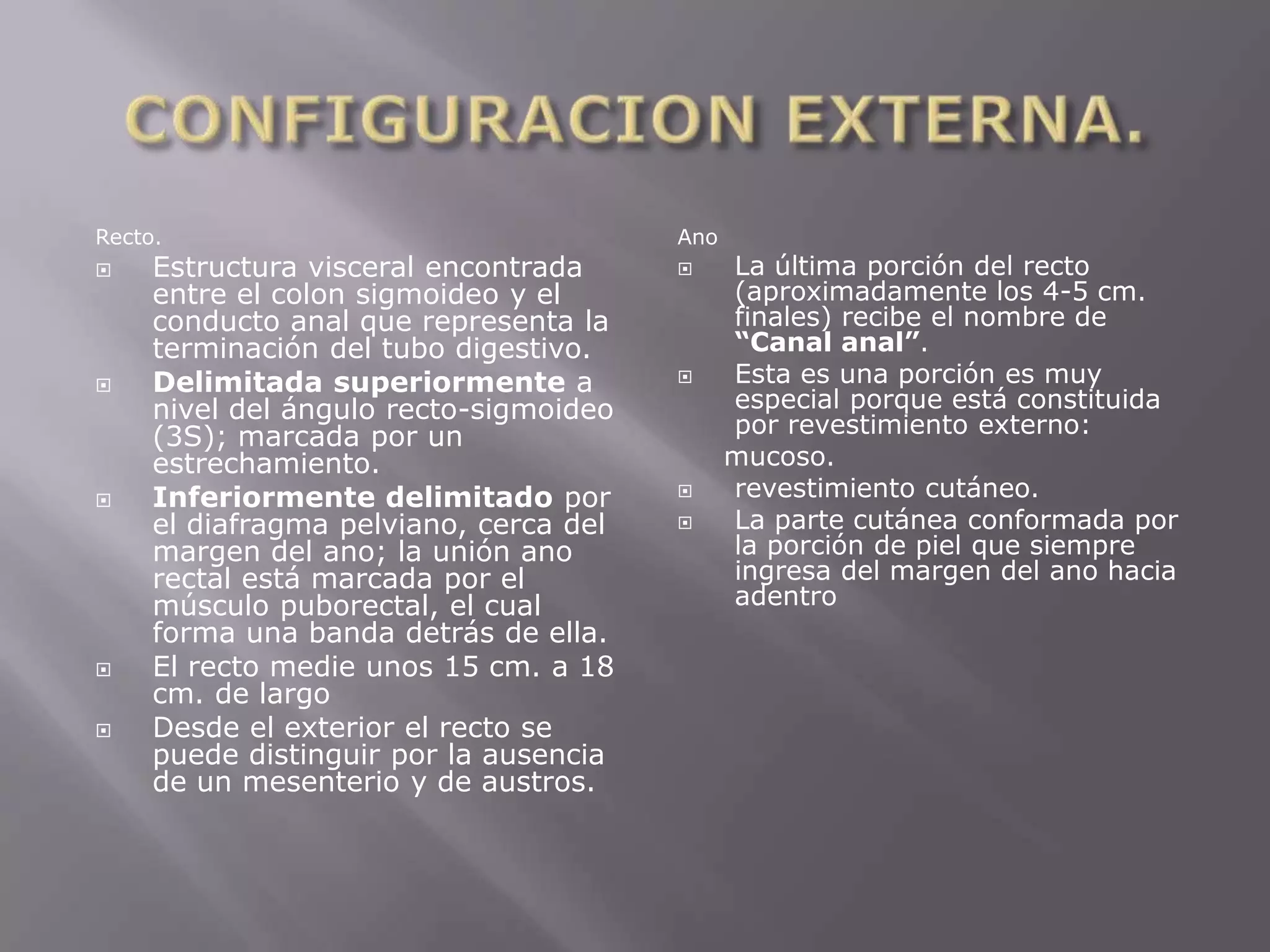 Anatomia recto y ano | PPTX