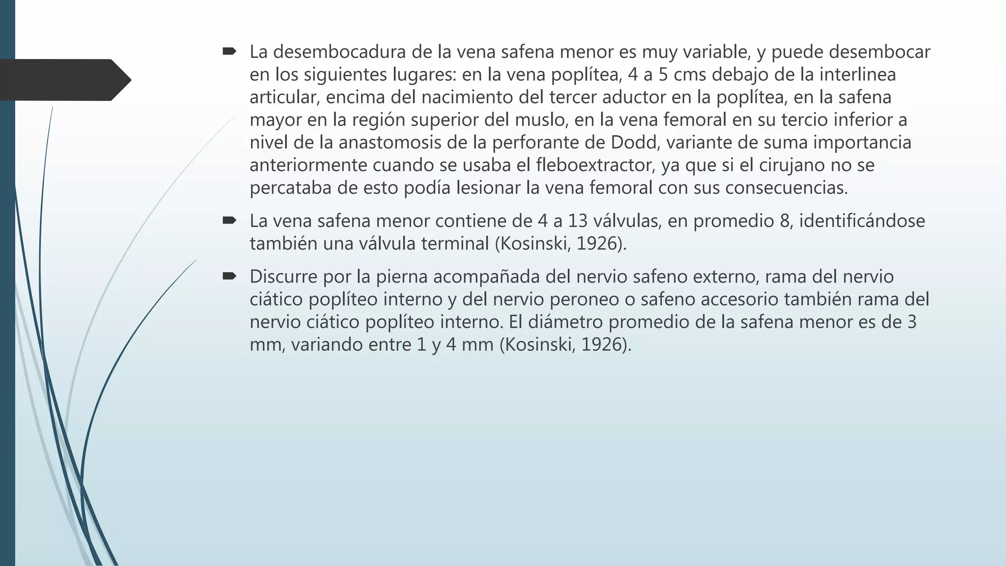 Anatomia venosa de miembros inferiores | PPTX