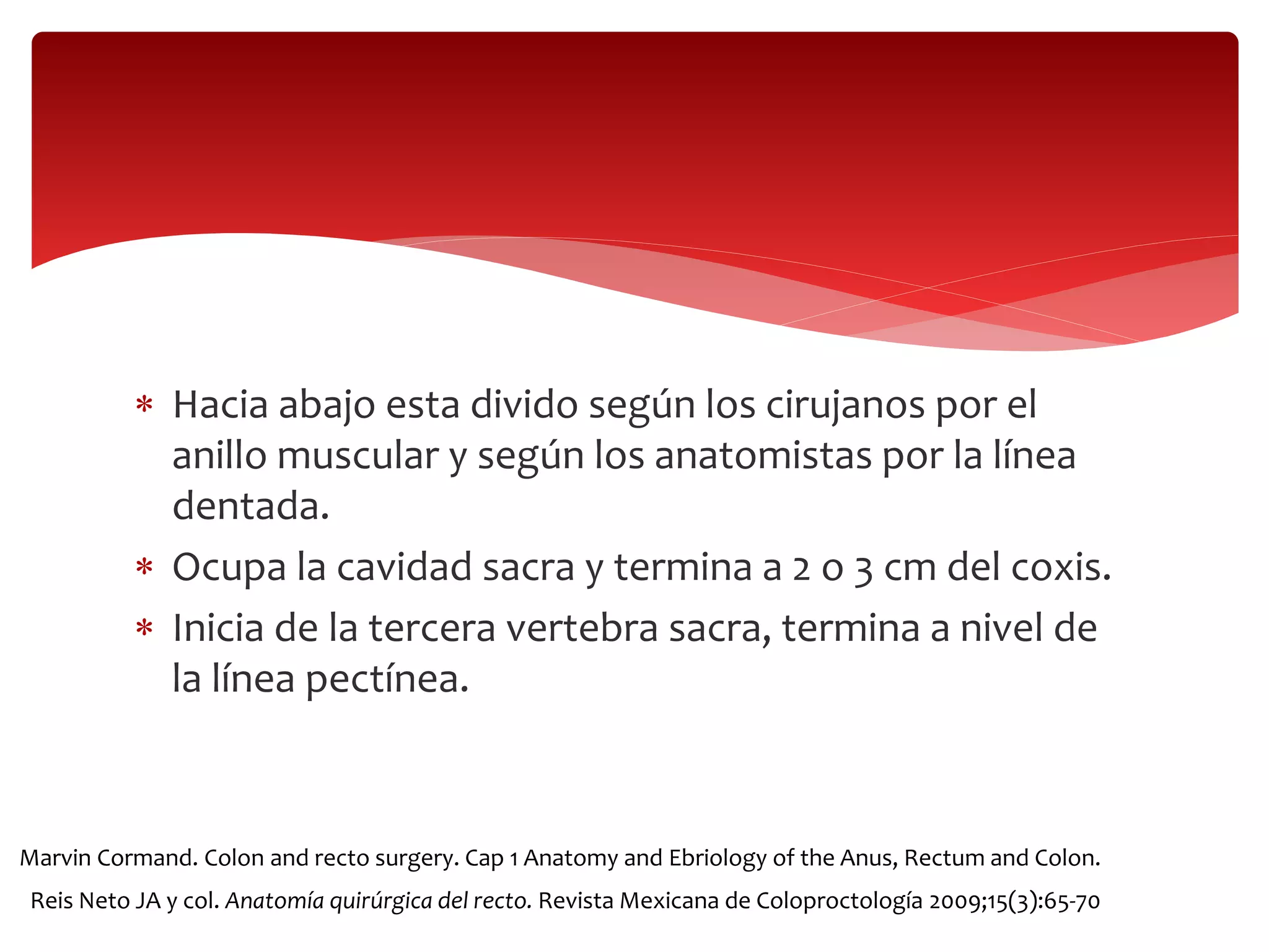 Anatomia y embriologia de recto y ano | PPTX