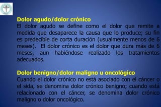 Anatomía y fisiología del dolor. | PPTX