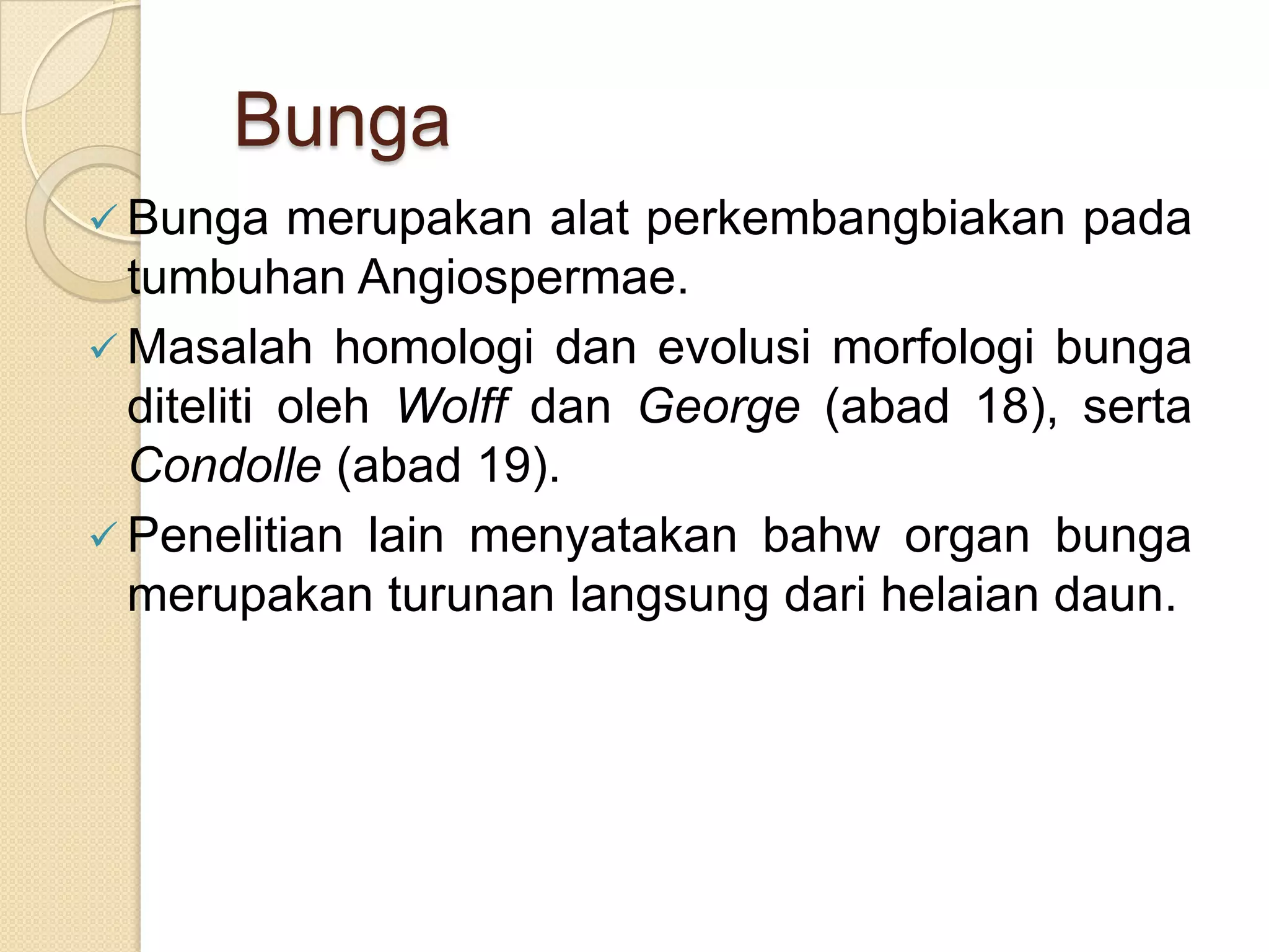 Anatomi bunga dan kelenjar | PPTX