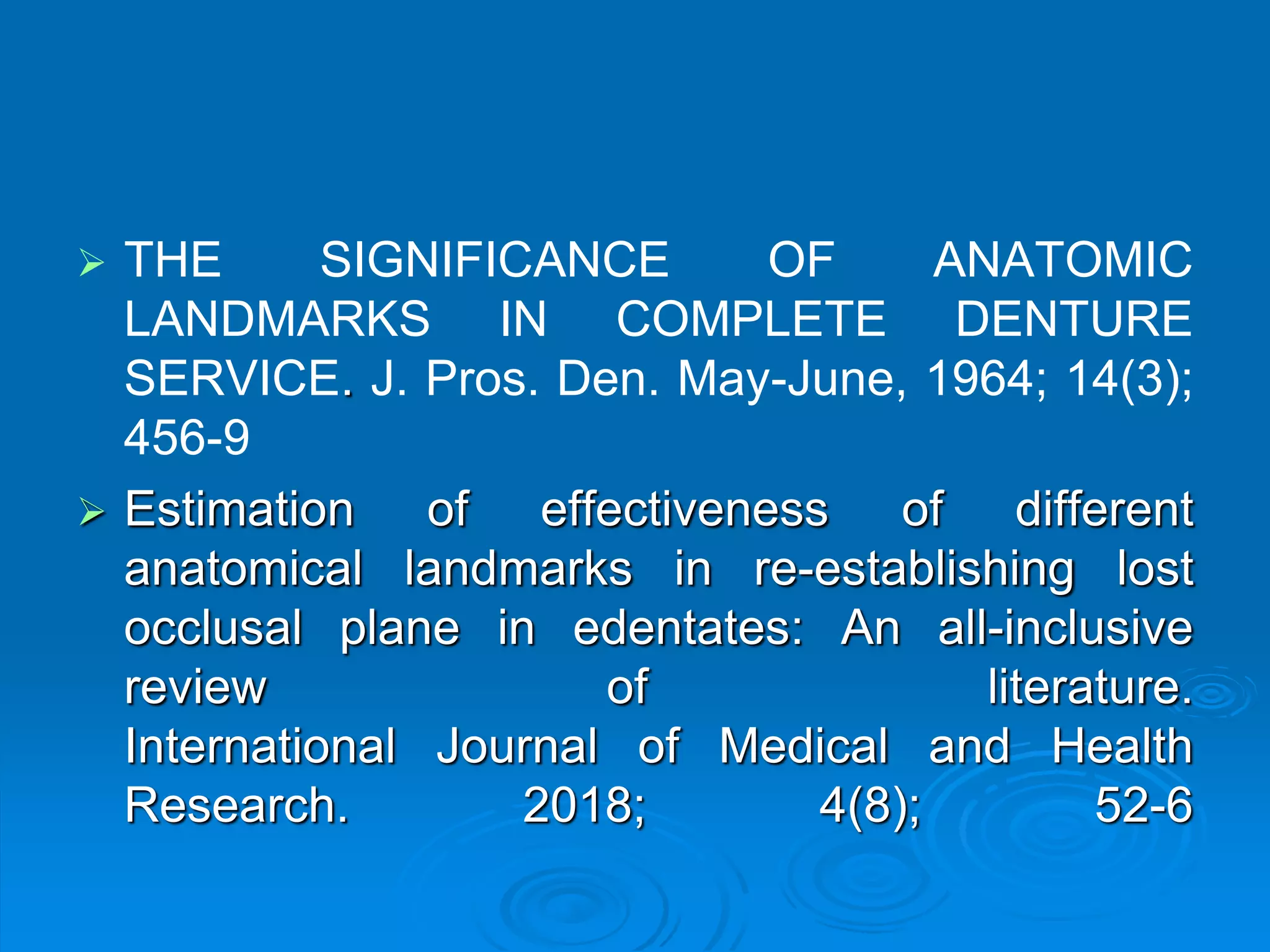 maxillary anatomical landmarks | PPT