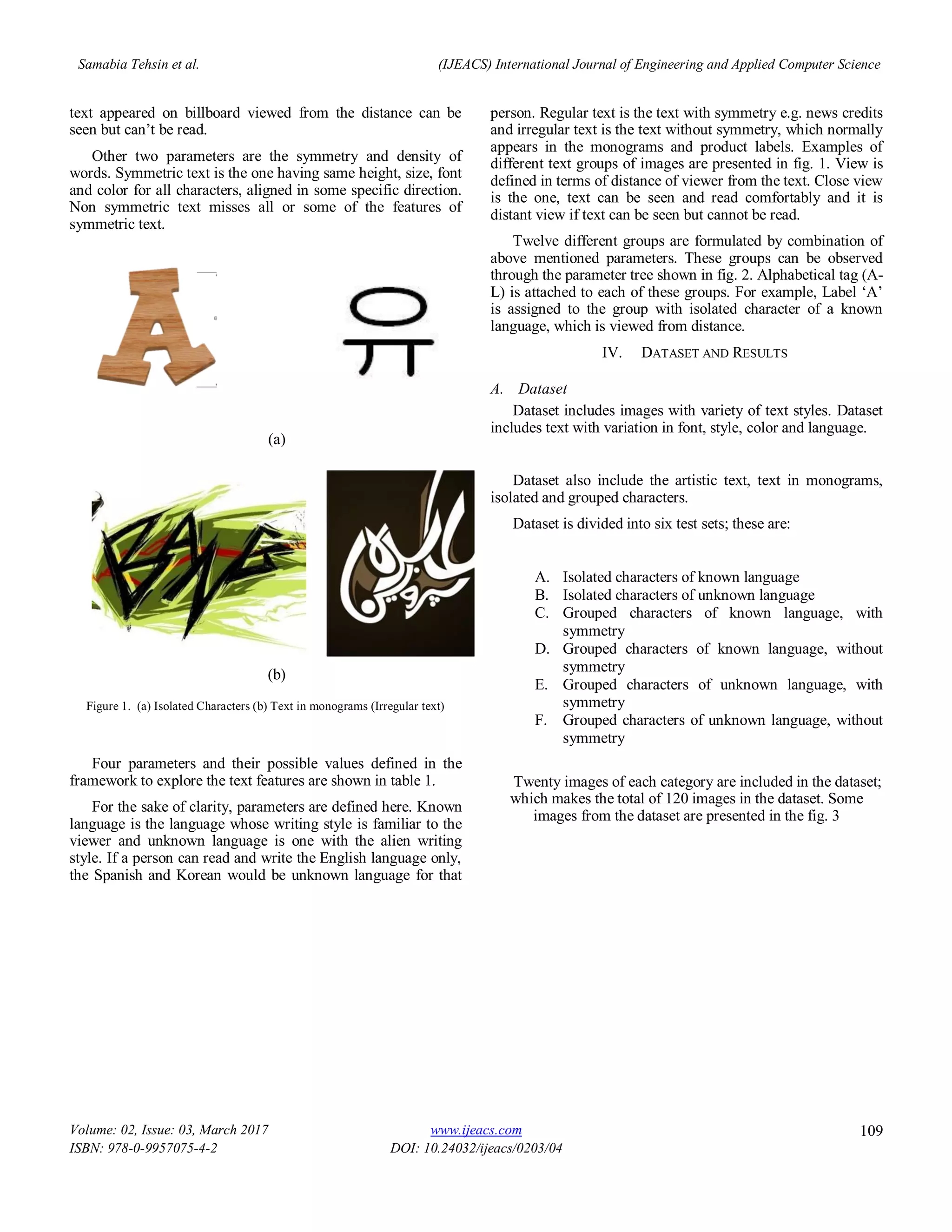 Anatomical Survey Based Feature Vector For Text Pattern Detection Pdf