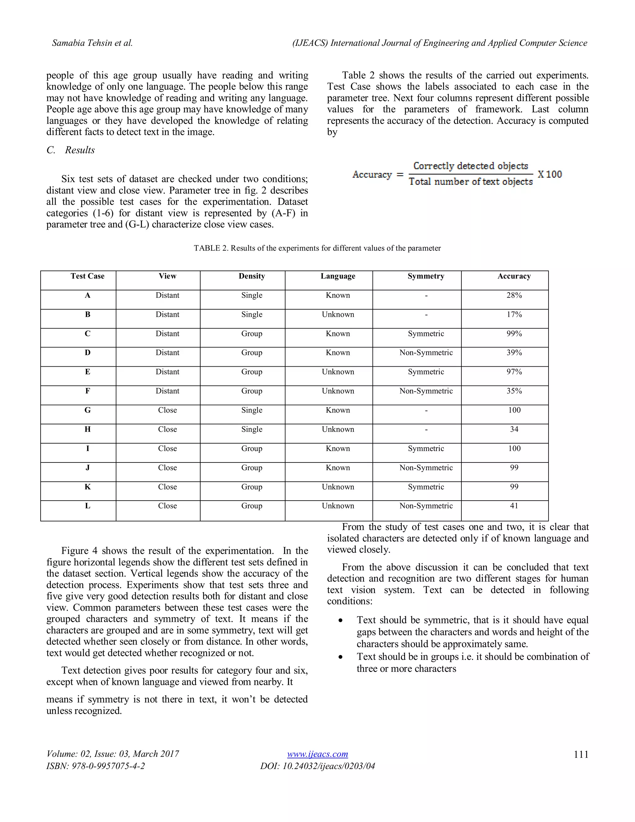 Anatomical Survey Based Feature Vector For Text Pattern Detection Pdf 0893