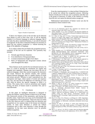 Anatomical Survey Based Feature Vector for Text Pattern Detection | PDF