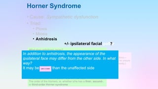 Anatomical basis of Horner’s syndrome.pptx