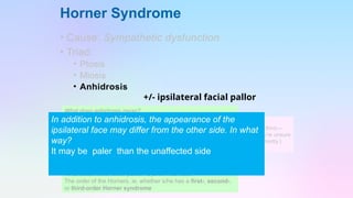 Anatomical basis of Horner’s syndrome.pptx