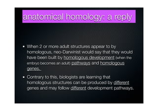 Anatomical homology | PDF