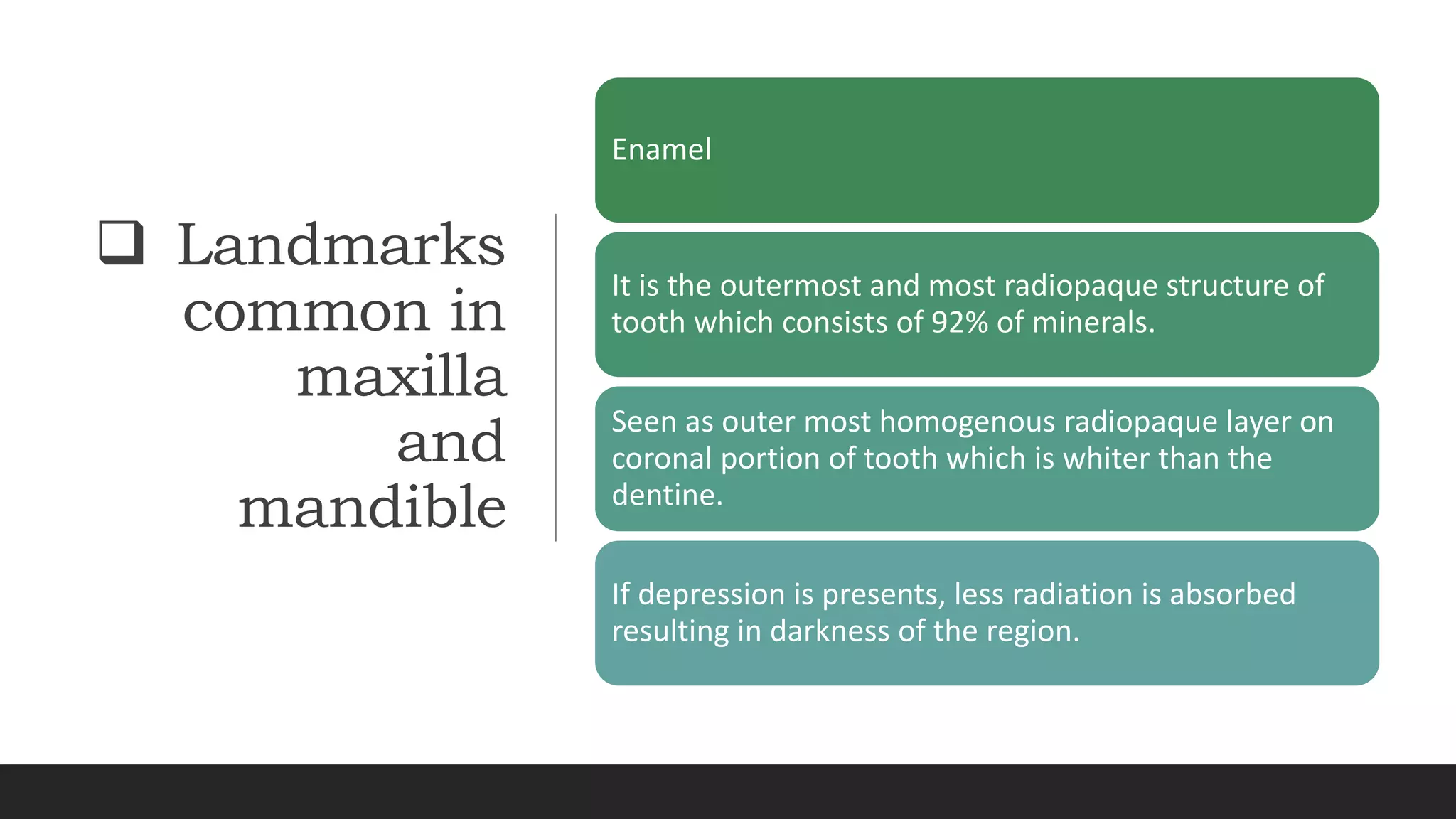 Anatomical landmark in oral radiology | PPTX
