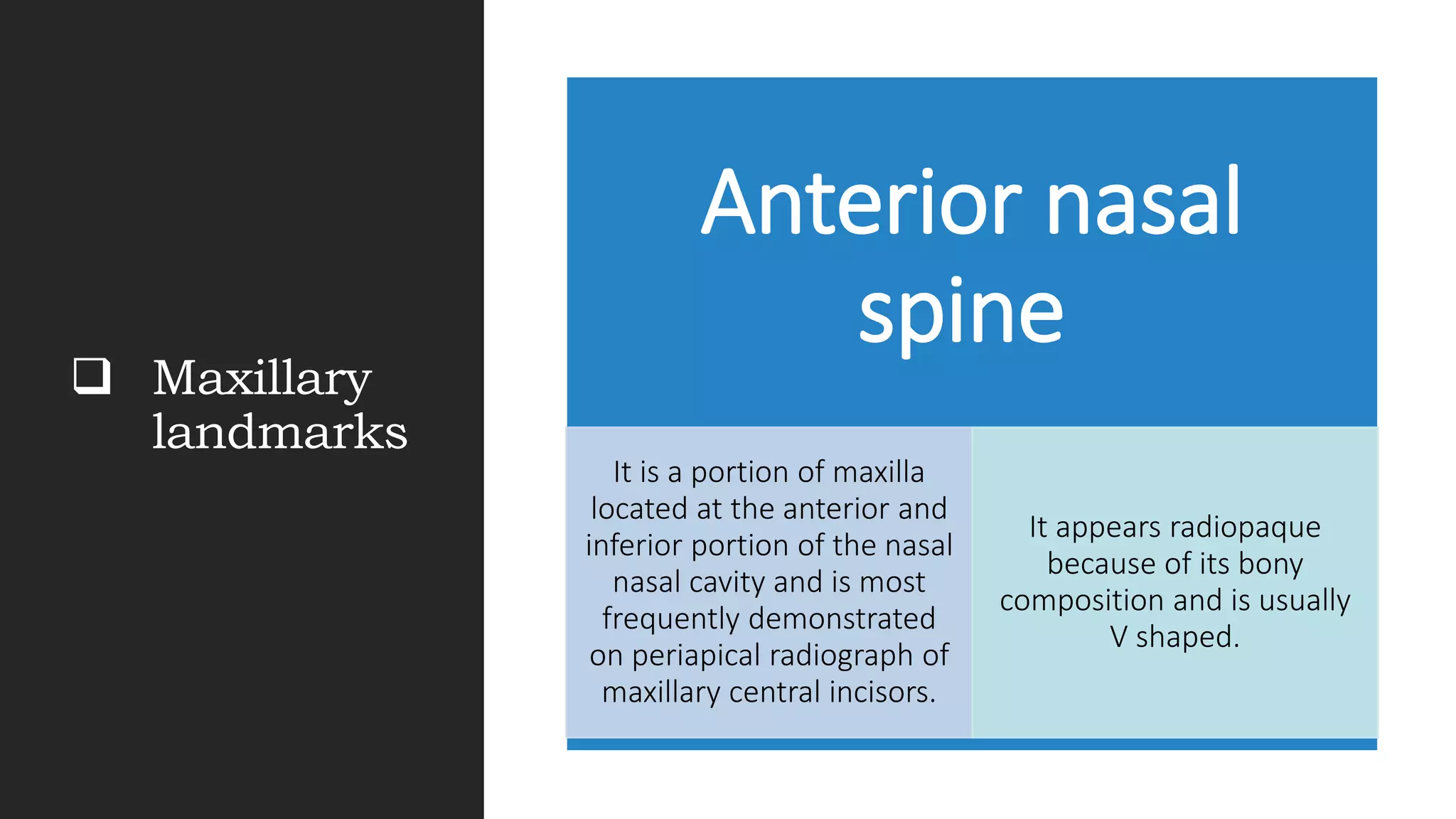 Anatomical landmark in oral radiology | PPTX