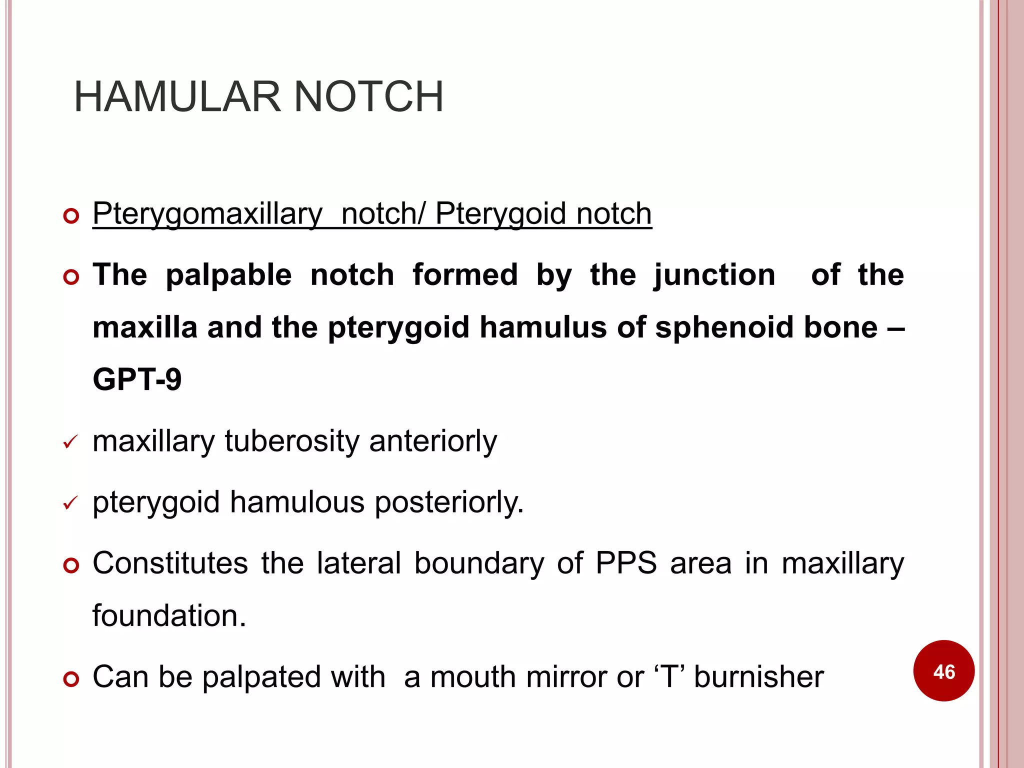Anatomical landmarks of maxilla and mandible | PPTX