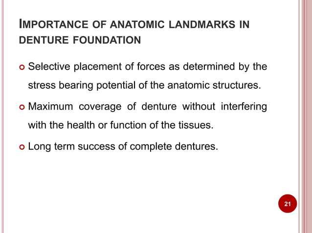 Anatomical landmarks of maxilla and mandible | PPTX