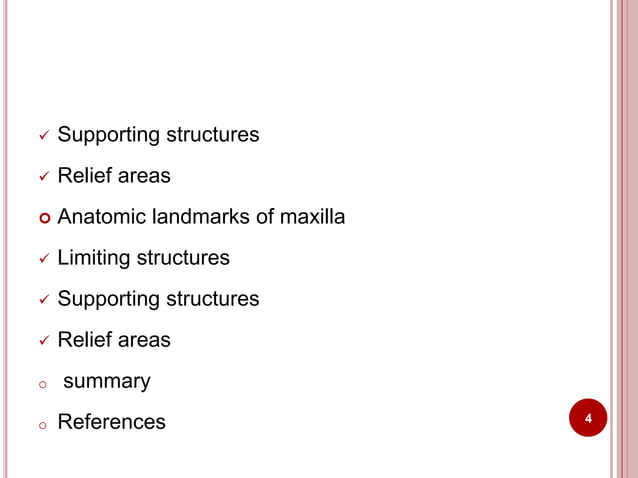Anatomical landmarks of maxilla and mandible | PPTX
