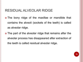 Anatomical landmarks of maxilla and mandible | PPTX
