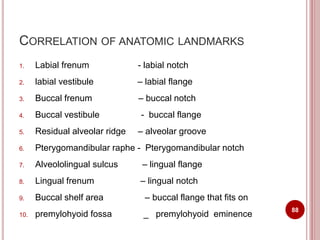 Anatomical landmarks of maxilla and mandible | PPTX
