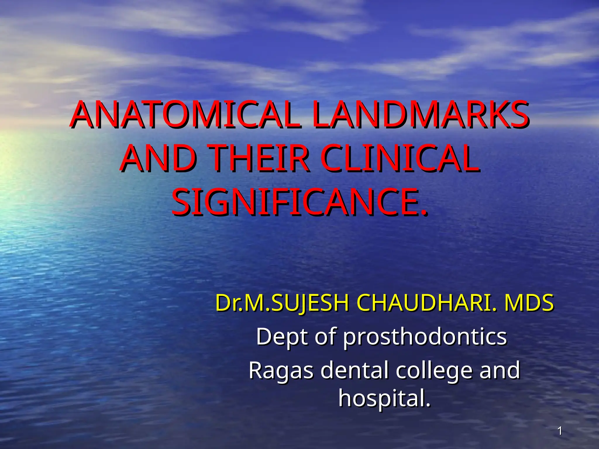 ANATOMICAL LANDMARKS of maxillary and mandibulat arches.ppt