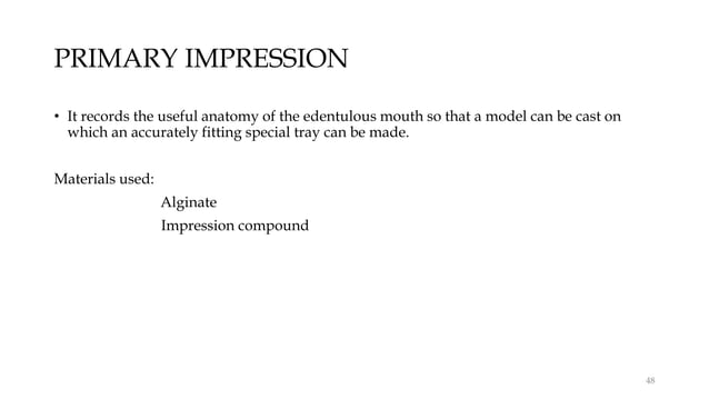 ANATOMICAL LANDMARKS AND PRIMARY IMPRESSION.pptx | Ear, Nose and Throat ...