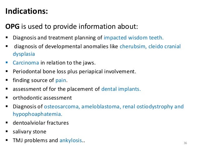 Anatomical landmarks in Periapical and Orthopantomogram X-ray