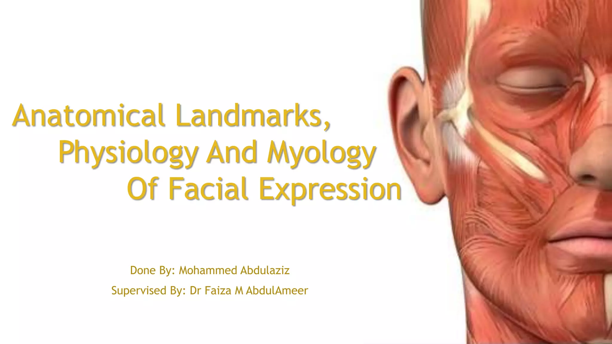 Anatomical landmarks for edentulous patients and facial landmarks | PPTX