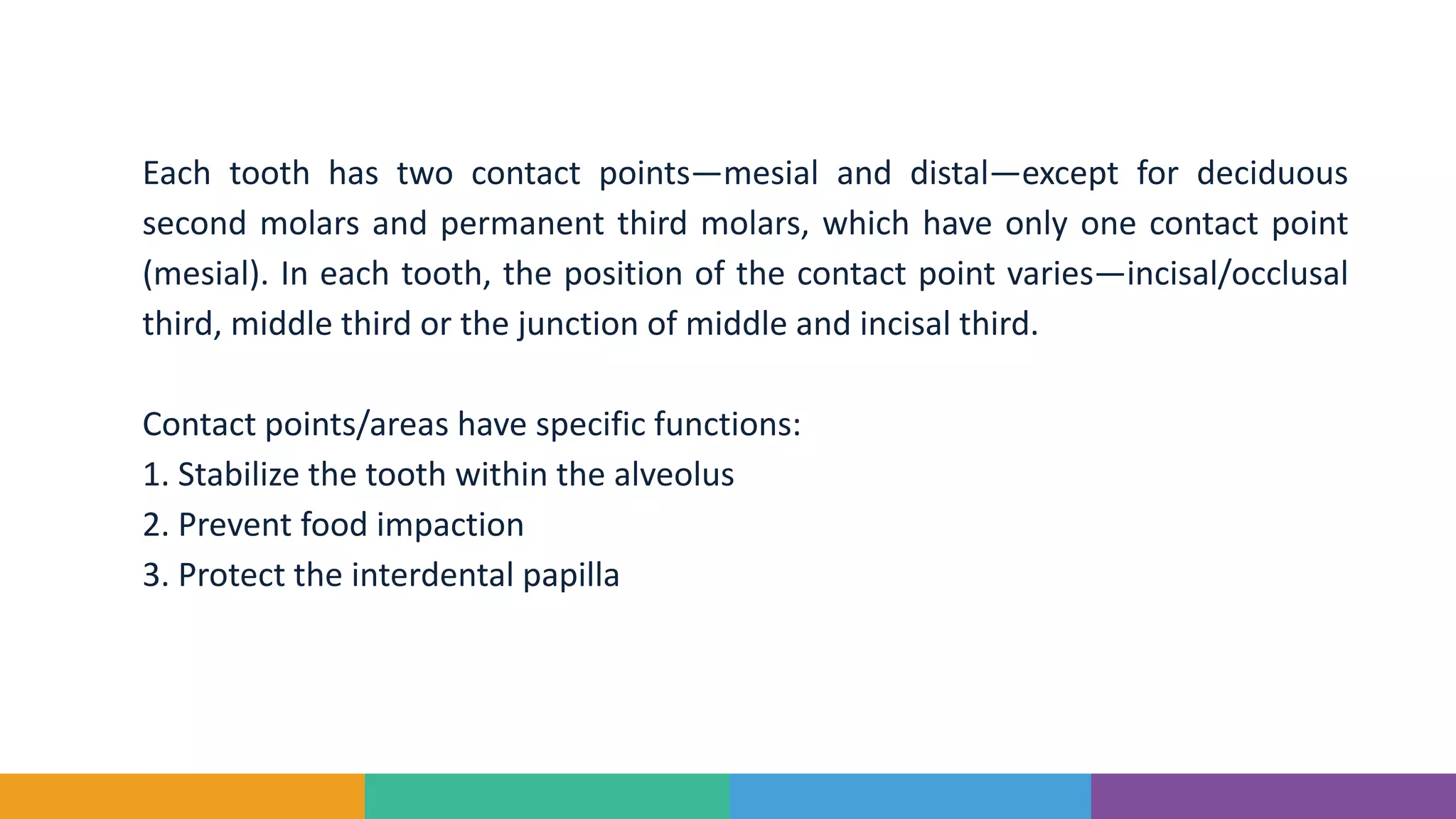 Anatomical Landmarks of tooth.pptx | Dental Health | Diseases and ...