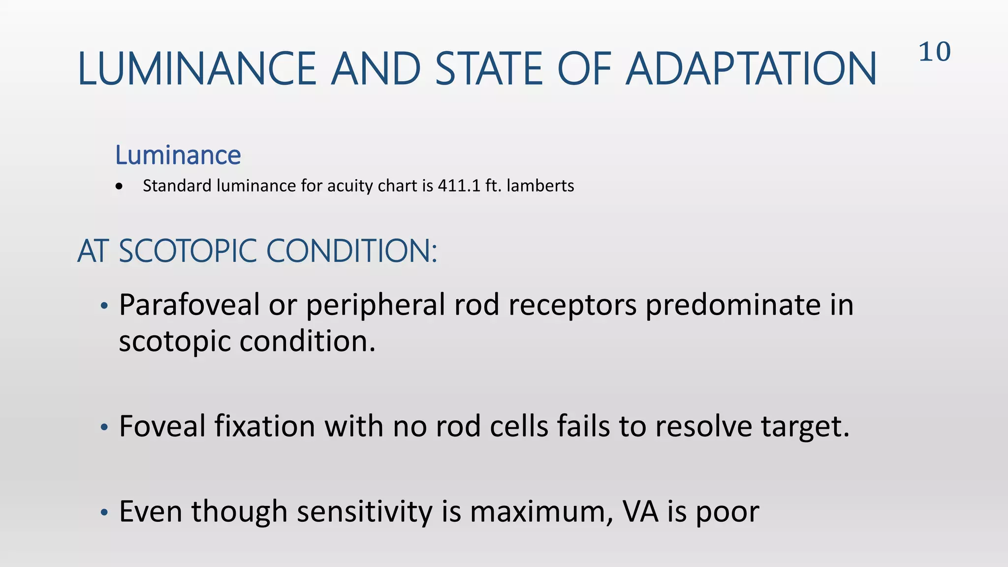 Anatomical & physiological basis of visual acuity | PPTX