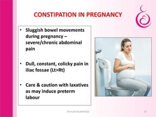 Anatomical & physiological changes in pregnancy & their clinical ...