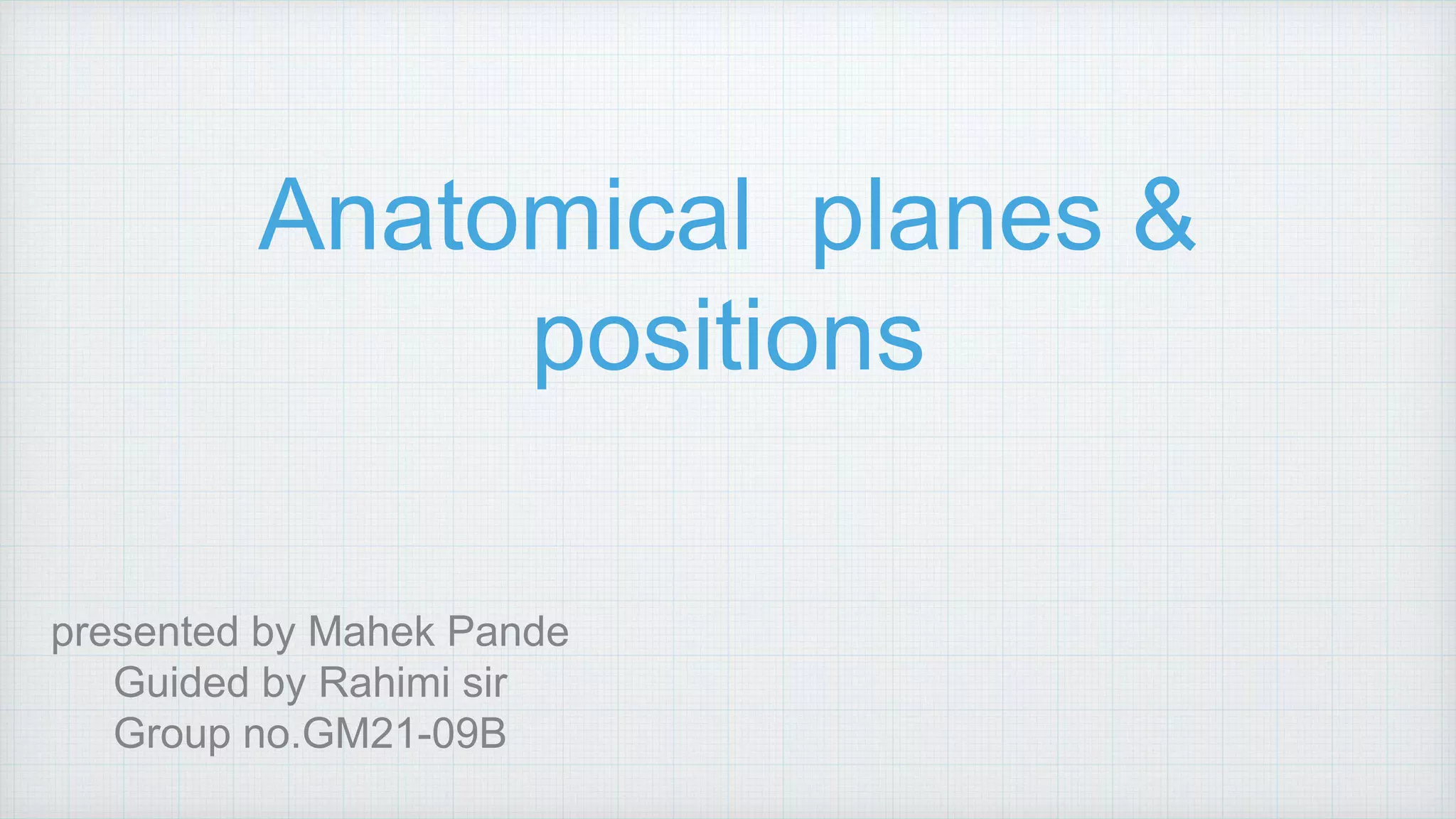 anatomical planes and positions ppt.pptx