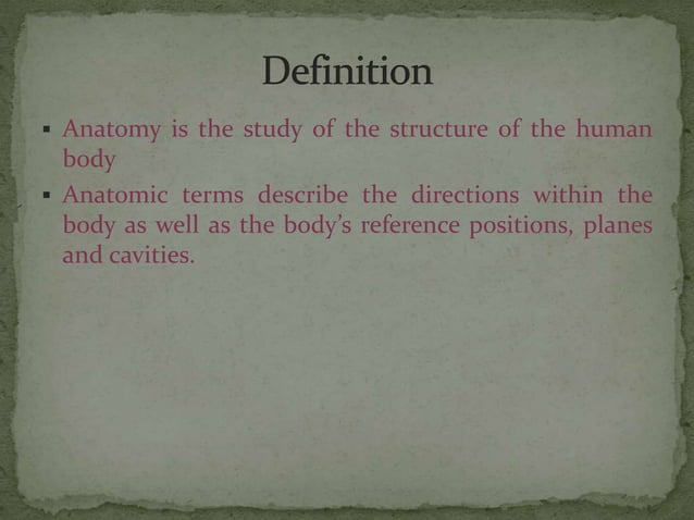 Anatomical planes & cavities | PPTX