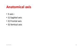 Anatomical planes ppt | PPTX